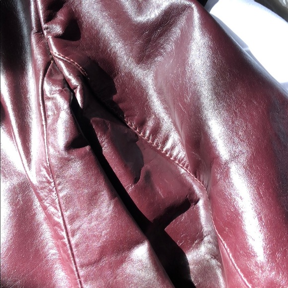 Vintage | Jackets & Coats | Rare Vintage Genuine Plum Leather Jacket ...